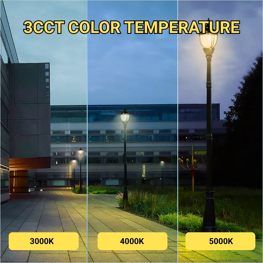 3-Way LED Acorn Post Top Light 100W/80W/60W – FlipToLed
